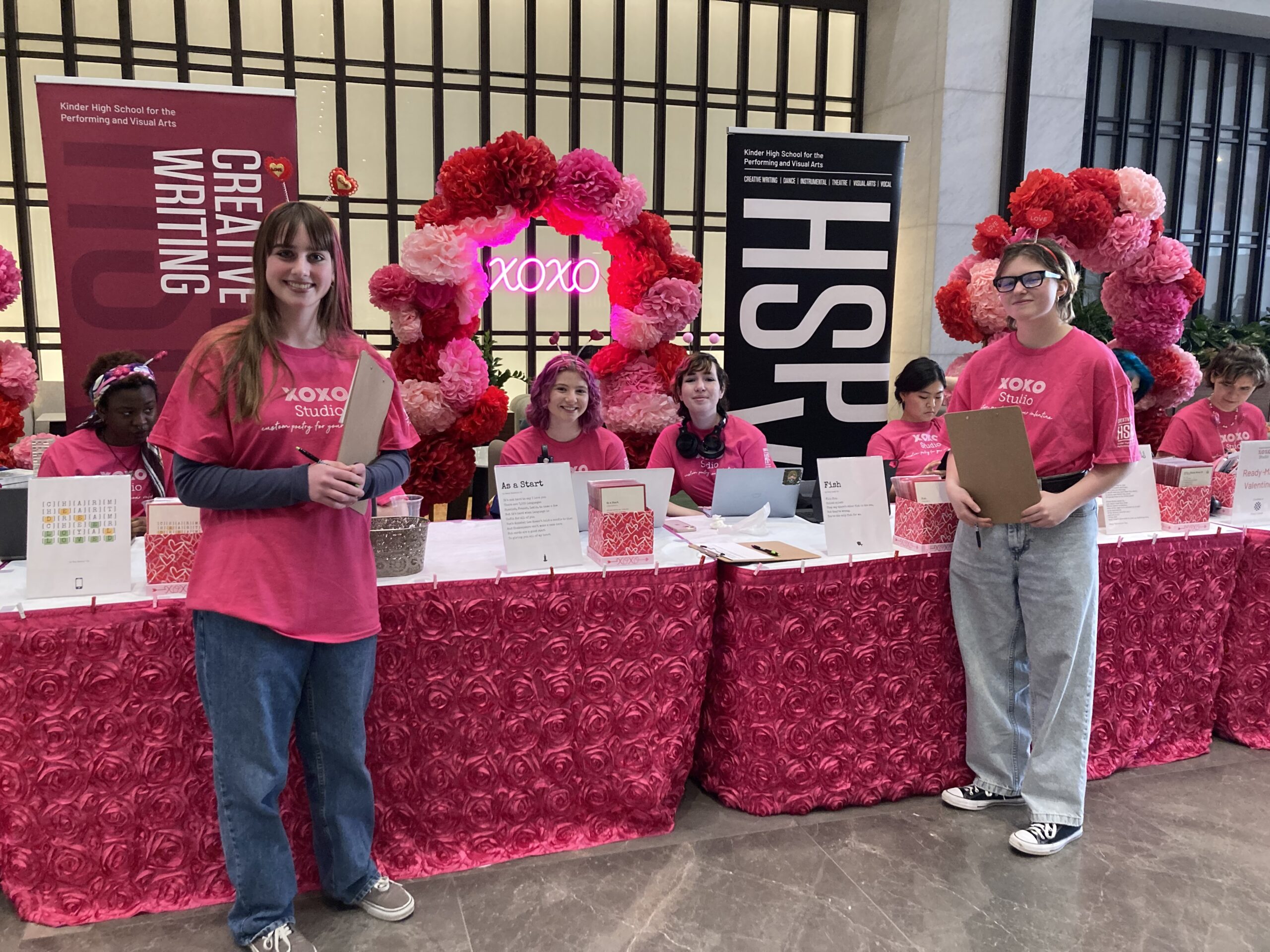 XOXO Studio Brings Valentine's Cheer to Downtown - HSPVA Friends
